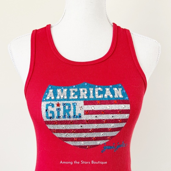 Tops | Rare Early 200s Embellished Tank Top Alt Aso Hilary Duff As ...